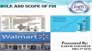 Role and purpose of FDI | PPTX