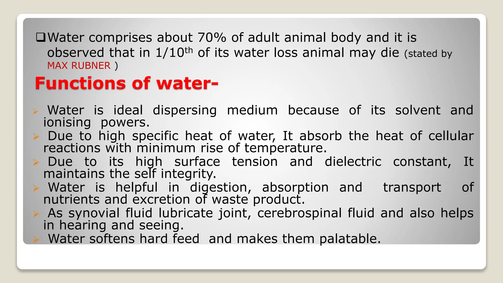 ROLE AND REQUIREMENT OF WATER slideshare.pptx