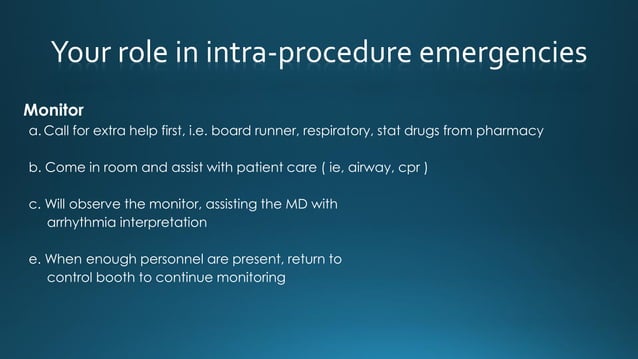 Cardiac cath roles and responsibilities durning an Intra-Procedure ...