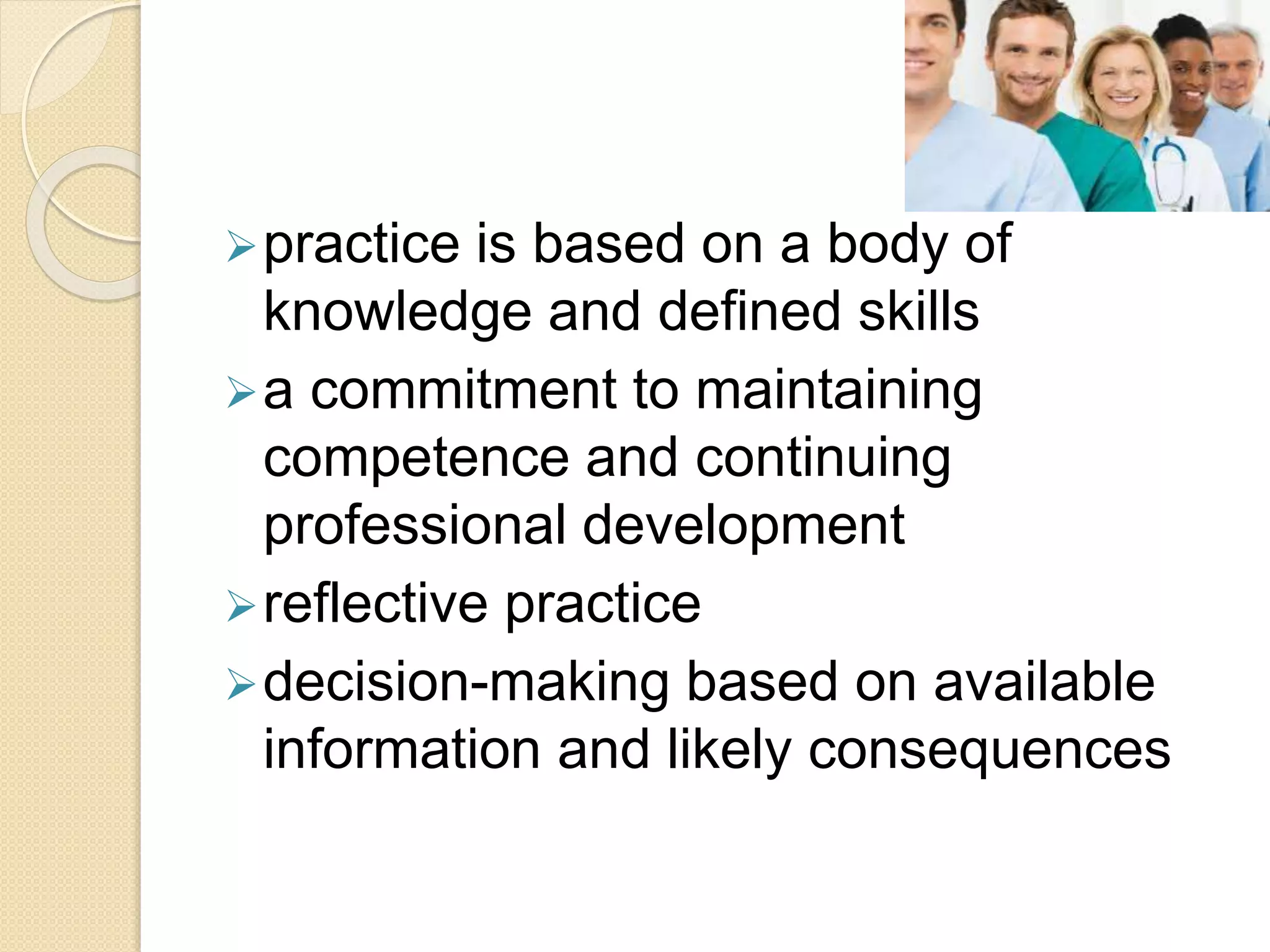 Role and responsibilities of an allied health professional | PPTX
