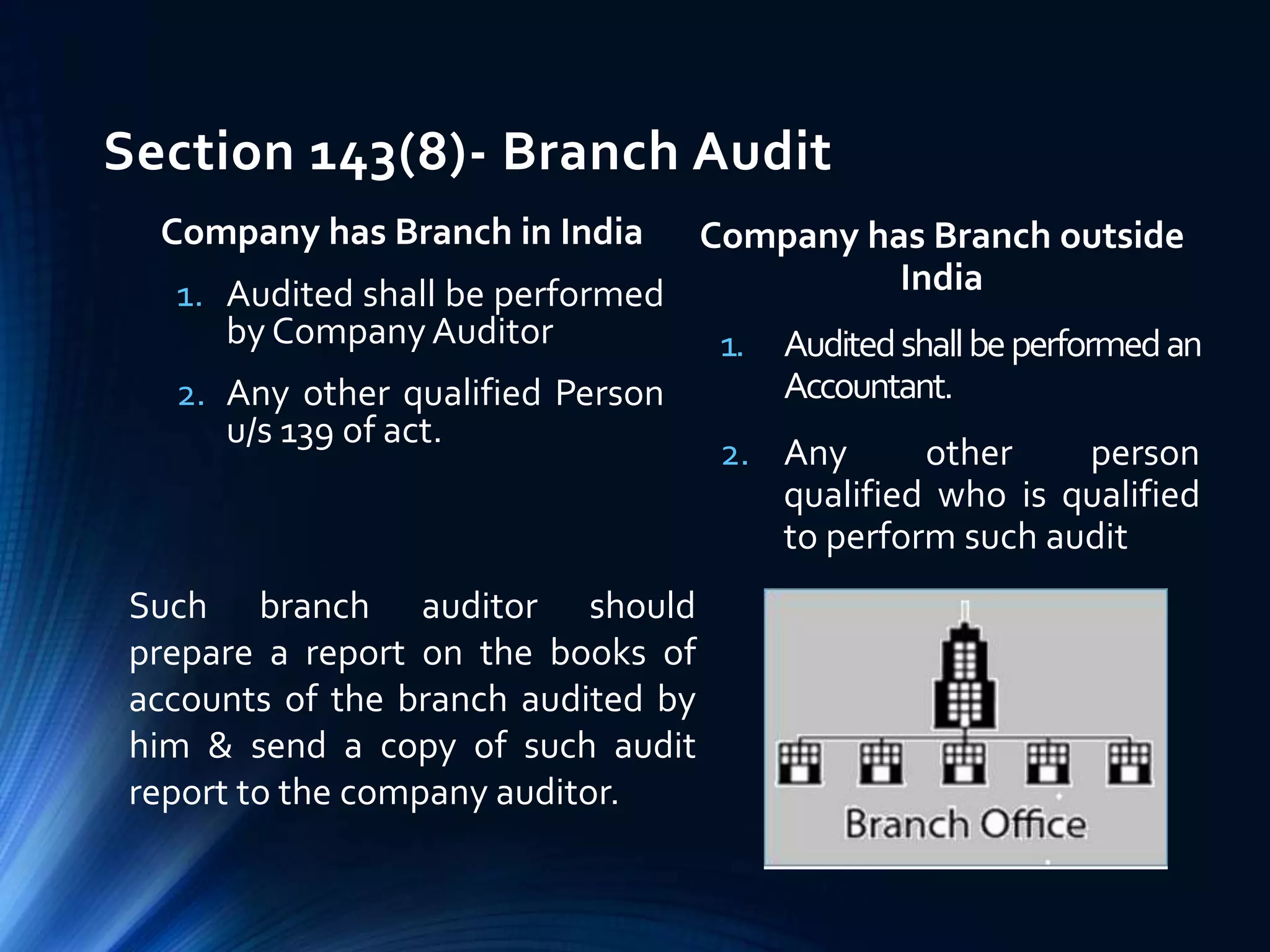 Role and responsibilities of auditor | PPTX