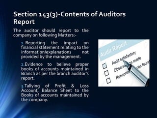 Role and responsibilities of auditor | PPTX