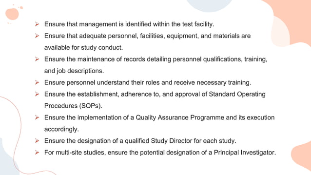 ROLE AND RESPONSIBILITIES OF DIFFERENT PERSONNEL OF GLP STUDIES.pptx