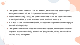 ROLE AND RESPONSIBILITIES OF DIFFERENT PERSONNEL OF GLP STUDIES.pptx