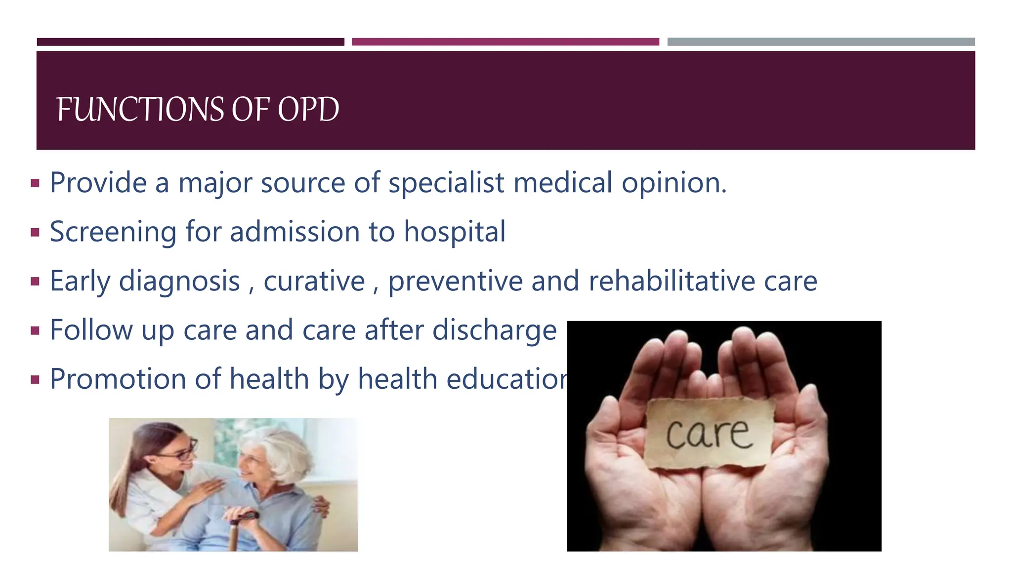 Role and responsibilities of nurses in IPD,OPD,ICU.pptx | Healthcare Industry | Industries