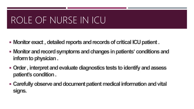 Role and responsibilities of nurses in IPD,OPD,ICU.pptx | Healthcare ...