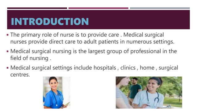 Role and responsibilities of nurses in IPD,OPD,ICU.pptx | Healthcare ...