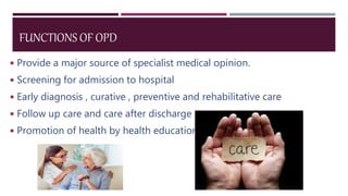 Role and responsibilities of nurses in IPD,OPD,ICU.pptx | Healthcare ...