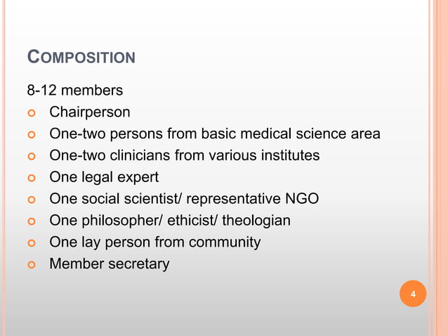 Role and responsibility of ec members | PPTX