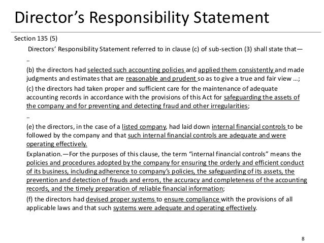 Role and responsibility of Internal Audit under new Companies Act 2013