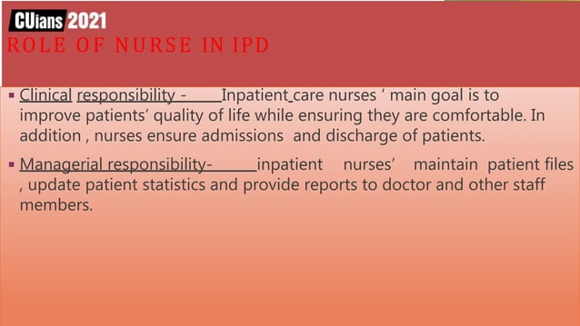 role and responsibility of nurses in ipd opd icu.pptx