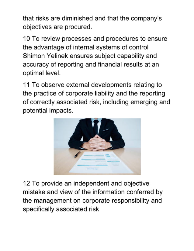 Role and responsibility of risk manager | PDF