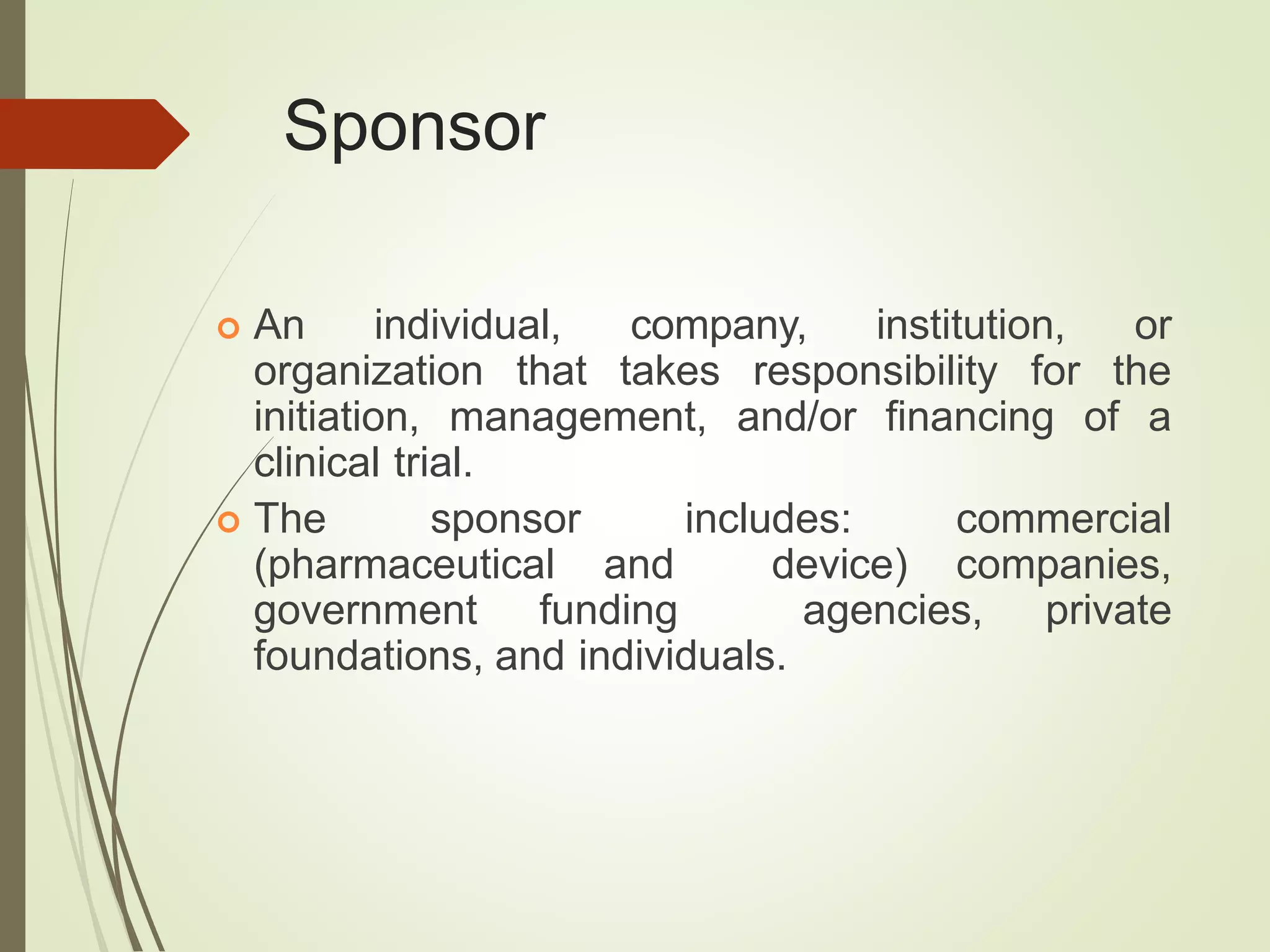 Role and Responsiblities of Sponsor as per ICH GCP.pptx