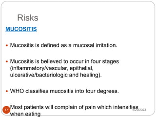 Role and risk of radiation in management of.pptx
