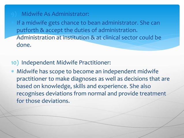 ROLE AND SCOPE OF MIDWIFERY PRACTICE.pptx