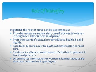 ROLE AND SCOPE OF MIDWIFERY PRACTICE.pptx