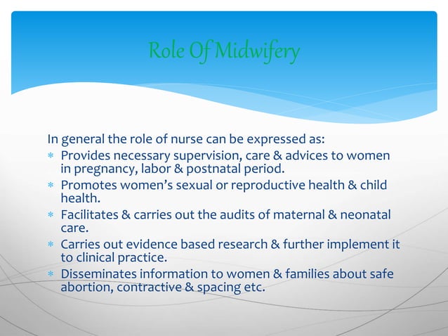ROLE AND SCOPE OF MIDWIFERY PRACTICE.pptx