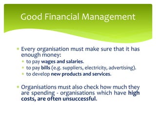Role and significance of finance in other functional areas | PPTX
