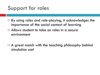 Role Assignment In Simulation | PPT