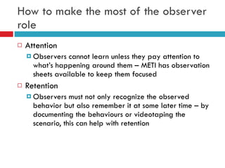 Role Assignment In Simulation | PPT