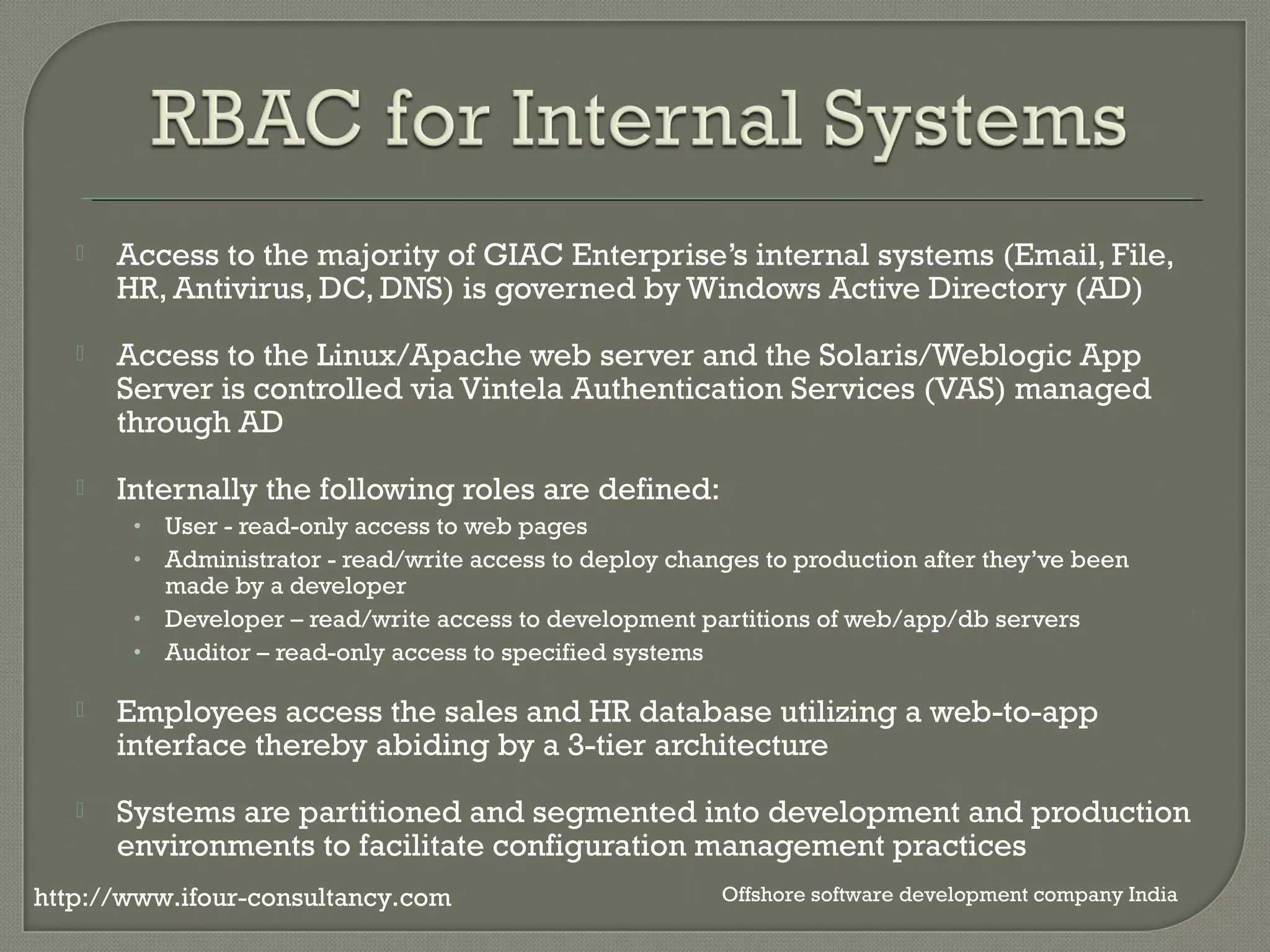 Role based access control - RBAC | PPT