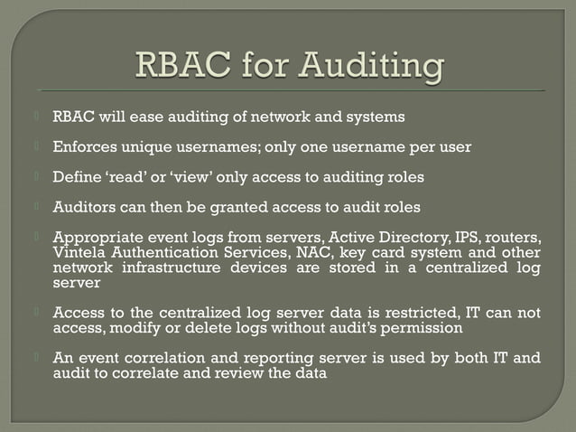 Role based access control - RBAC | PPT | Operating Systems | Computer ...
