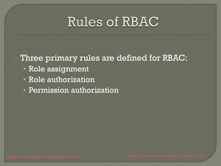 Role based access control - RBAC | PPT