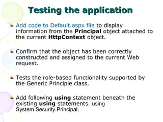Rolebased security | PPT | Internet | Computing