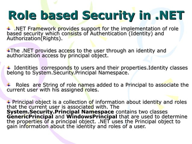 Rolebased security | PPT