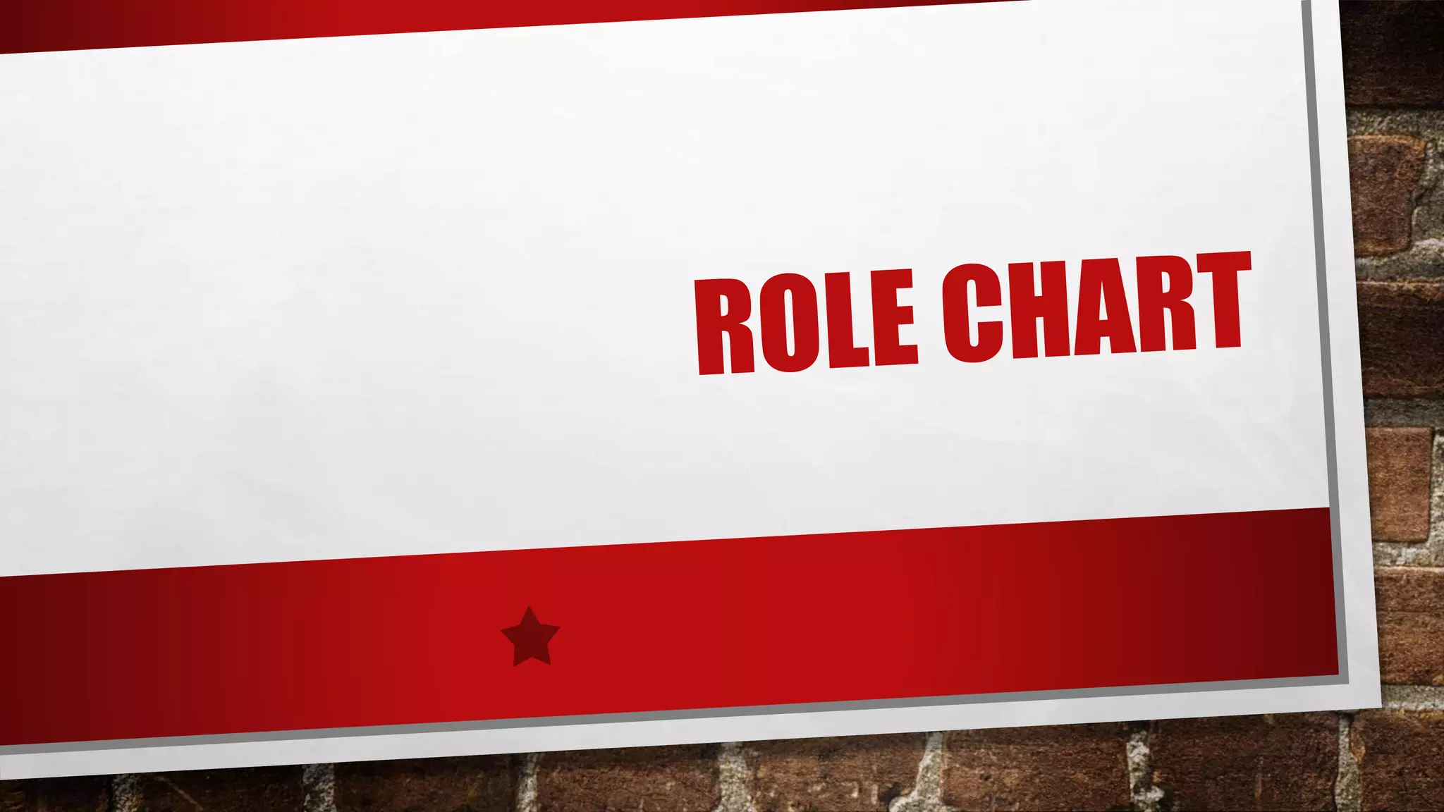 Role chart. media | PPT