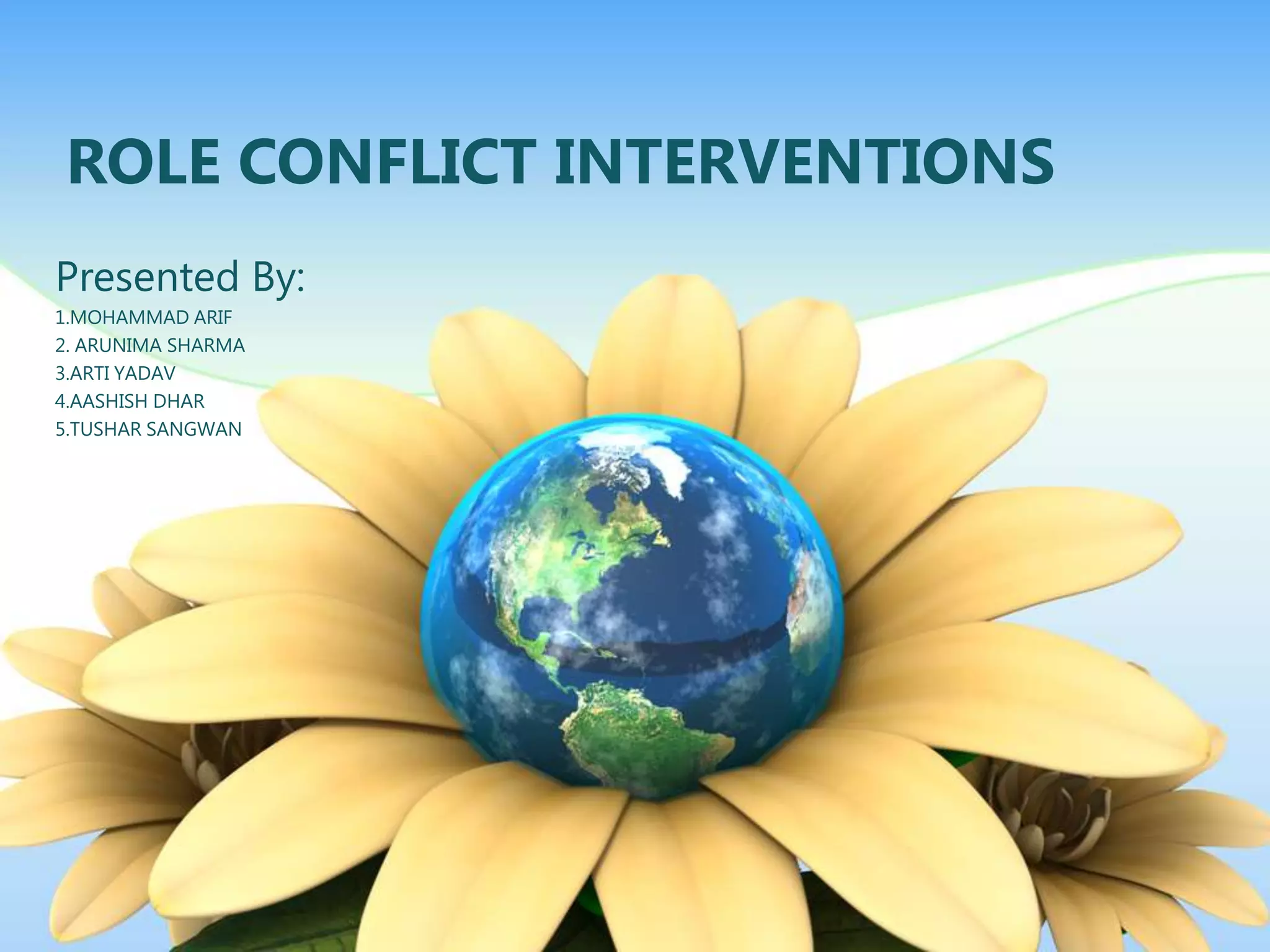 Role conflict interventions | PPTX