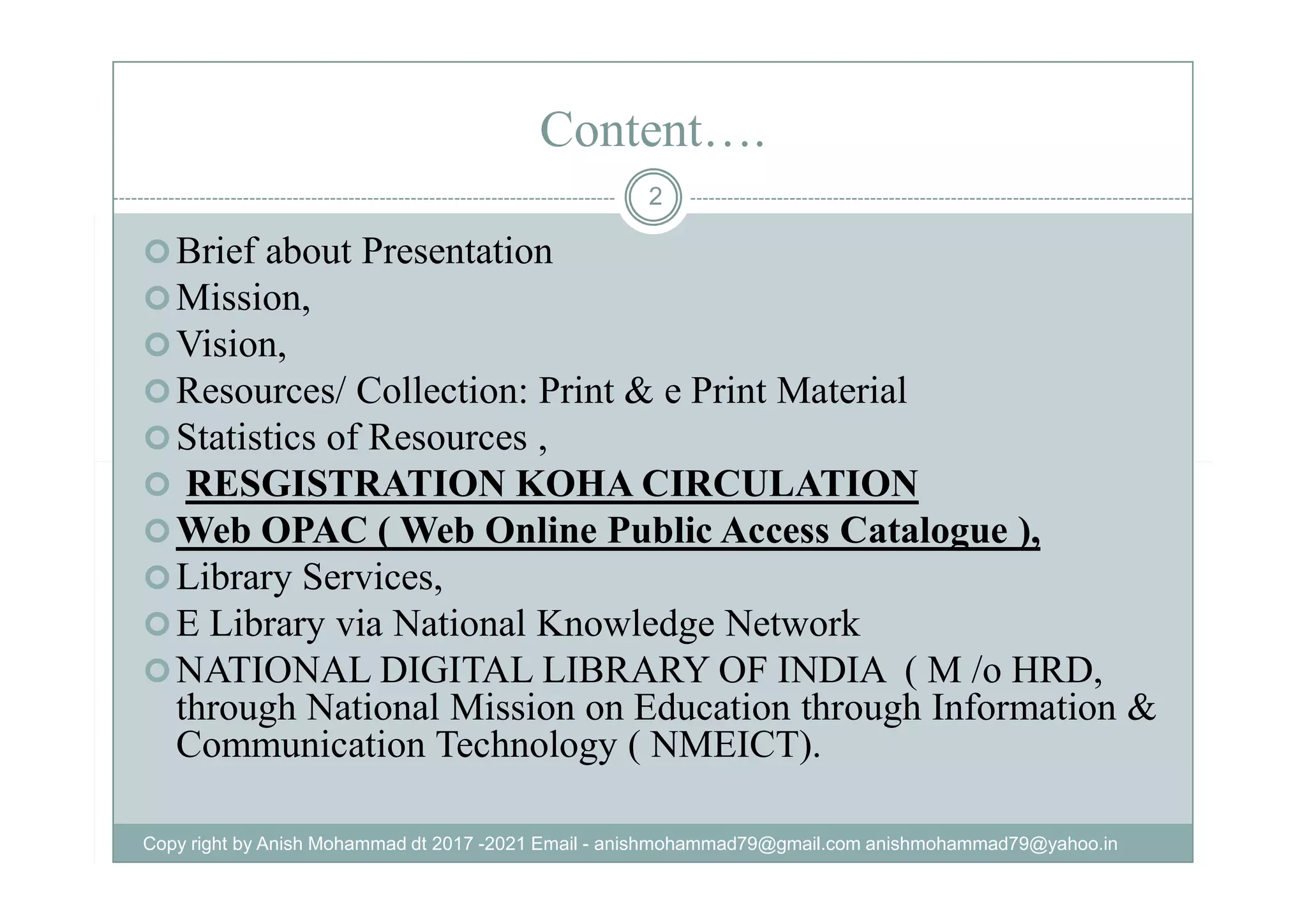 Role & importance of libraries in academic excellence for stakeholders ...