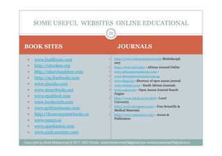 Role & importance of libraries in academic excellence for stakeholders ...