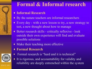 Dr.C.Muthuraja's 'Teacher Role in Research Contribution' | PPT