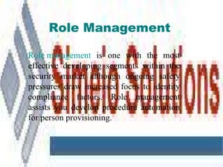 Role management | PDF