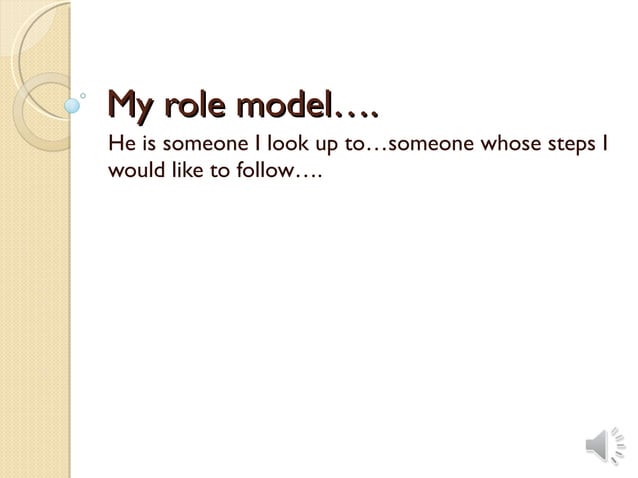 Role model | PPT