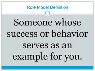 Role model | PPTX