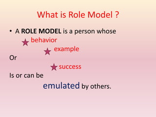 Role model | PPTX
