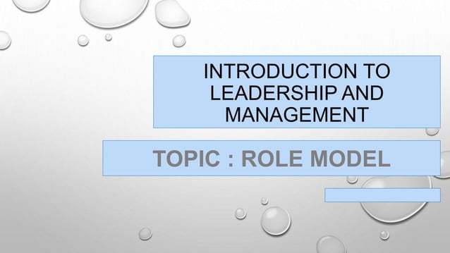 Role model | PPTX | Model Toys | Hobbies & Interests