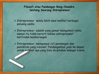 Role model bong chandra | PPTX