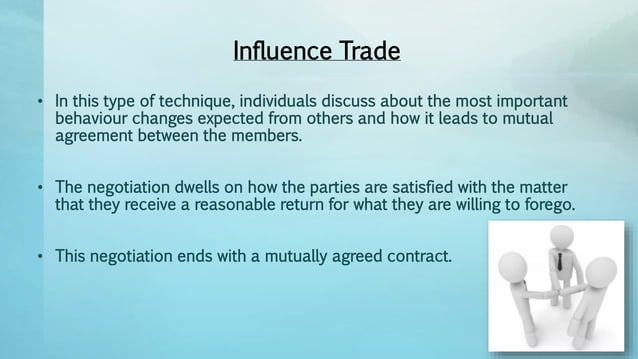 Role negotiation techniques | PPT