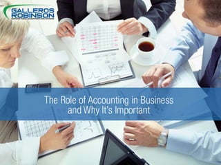 Role of Accounting in Business | PPTX