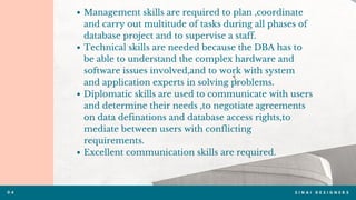 Role of a DBA | PDF