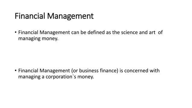 Role of a finance manager | PPTX | Business Accounting & Finance | Business