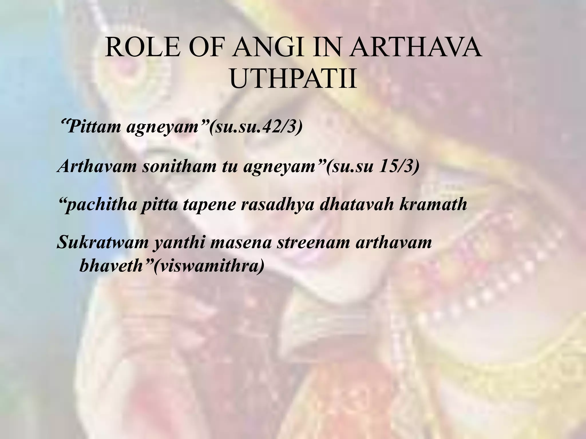 Role of agni in womens health and disease | PPTX