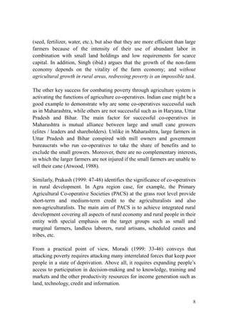 Role of Agriculture and Rural Development in Poverty Alleviation | PDF