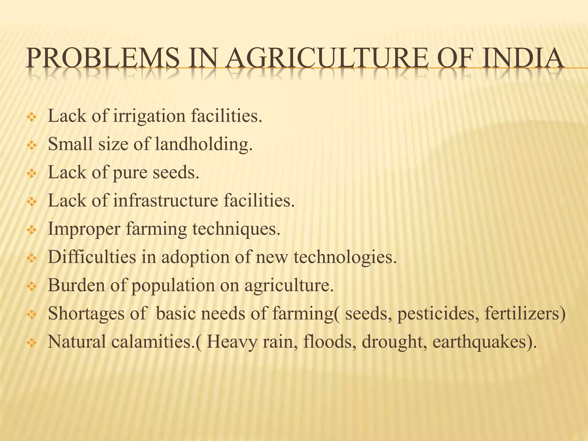 Role of agriculture in economic development | PPTX