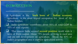 roleofagricultureinindianeconomy1-200707164643.pptx