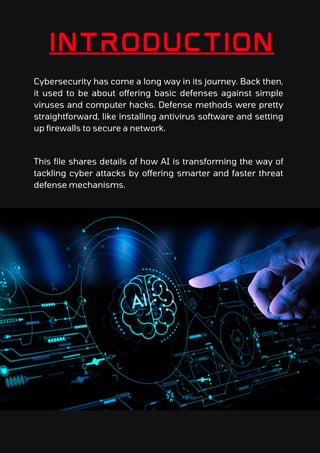 Role of AI in Cybersecurity For Empowering Cyber Defenders | PDF