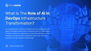 Role of AI In DevOps Infrastructure Transformation | PDF | Business I.T ...